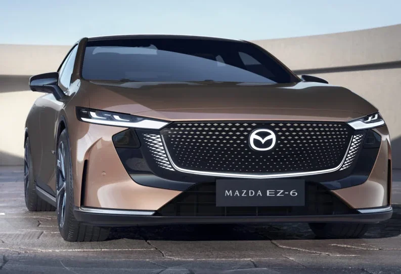 1000 км на одному заряді: з’явилися офіційні зображення Mazda EZ-6 - T4 ...